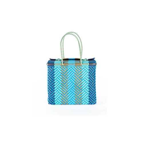 Bahia - Inez Blue Carryall Bag – Juniper & Co