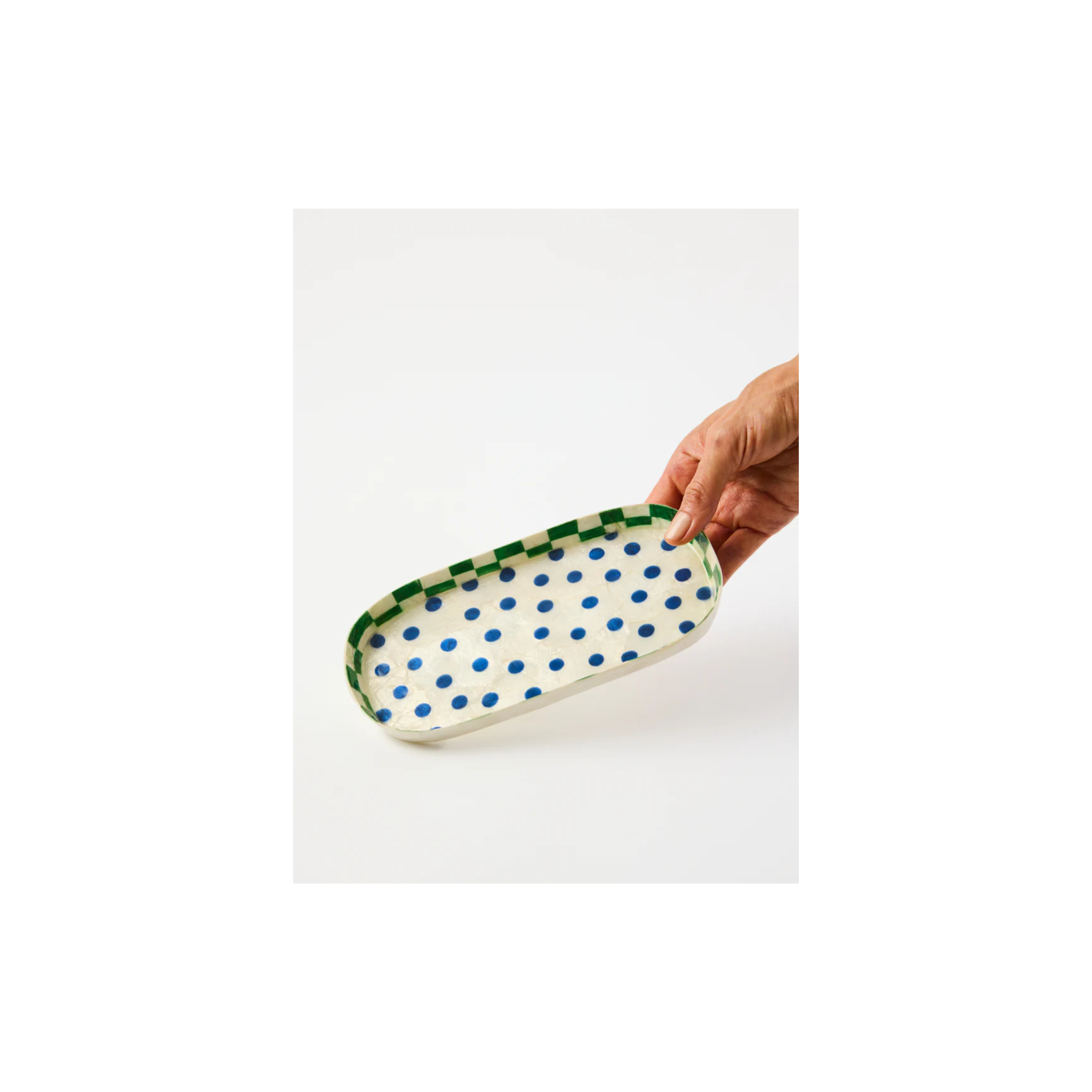 Giftware - Paradis Blue Spot Tray| (Pick-Up Instore Only) – Juniper & Co