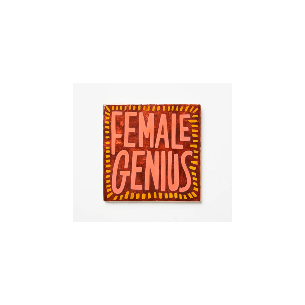 Giftware - Female Genius Wall Tile| (Pick-Up Instore Only) – Juniper & Co