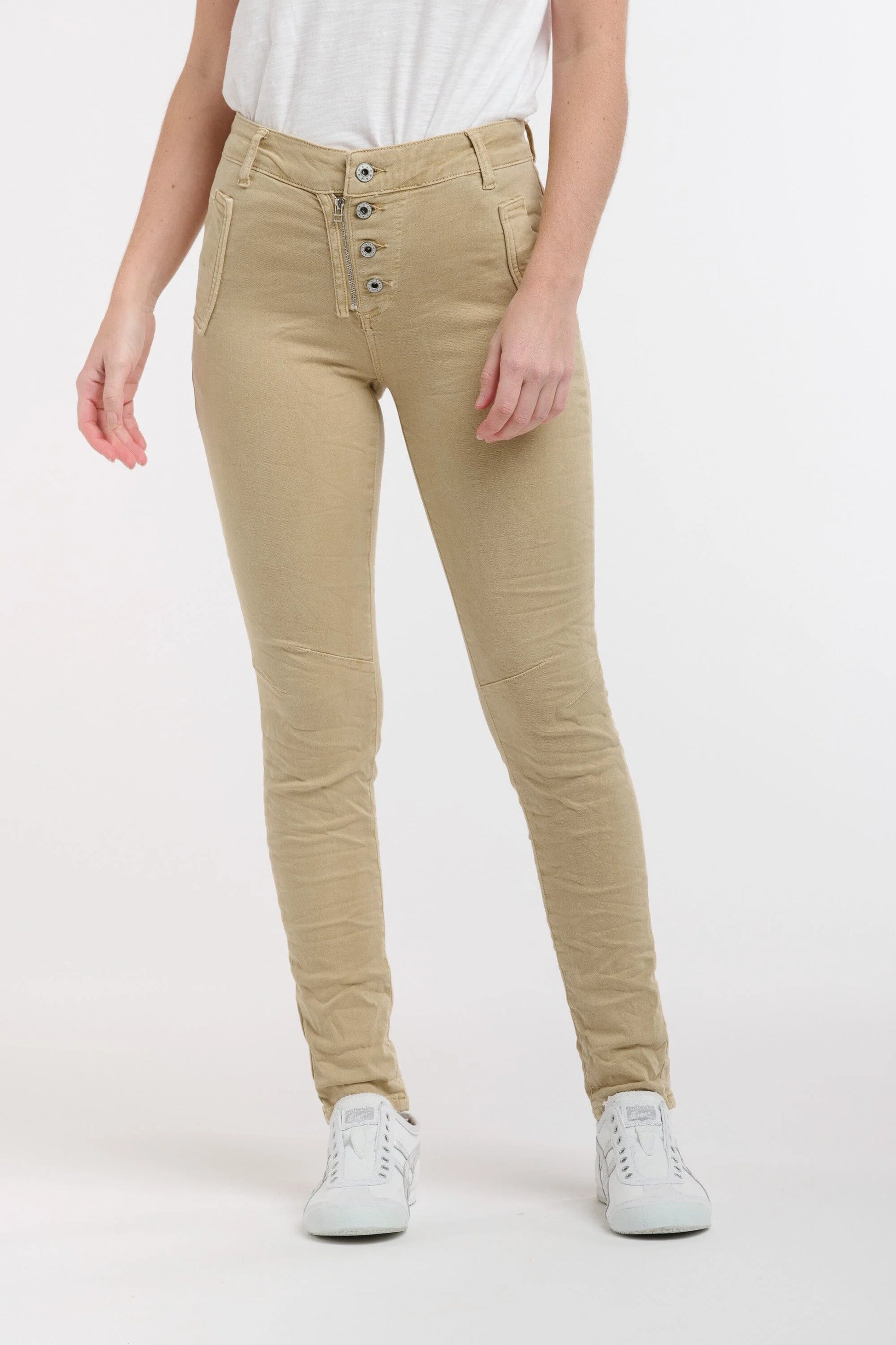 4 Button Jean by Italian Star - Clay – Juniper & Co